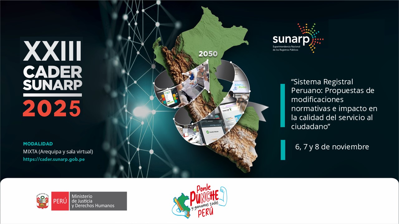 CADER 2025 | CADER Sunarp